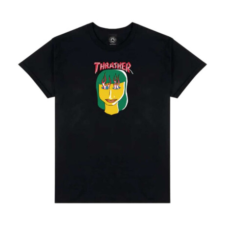 Remera MC Thrasher Men Talk Shit - Negro — Tienda Soy Santander