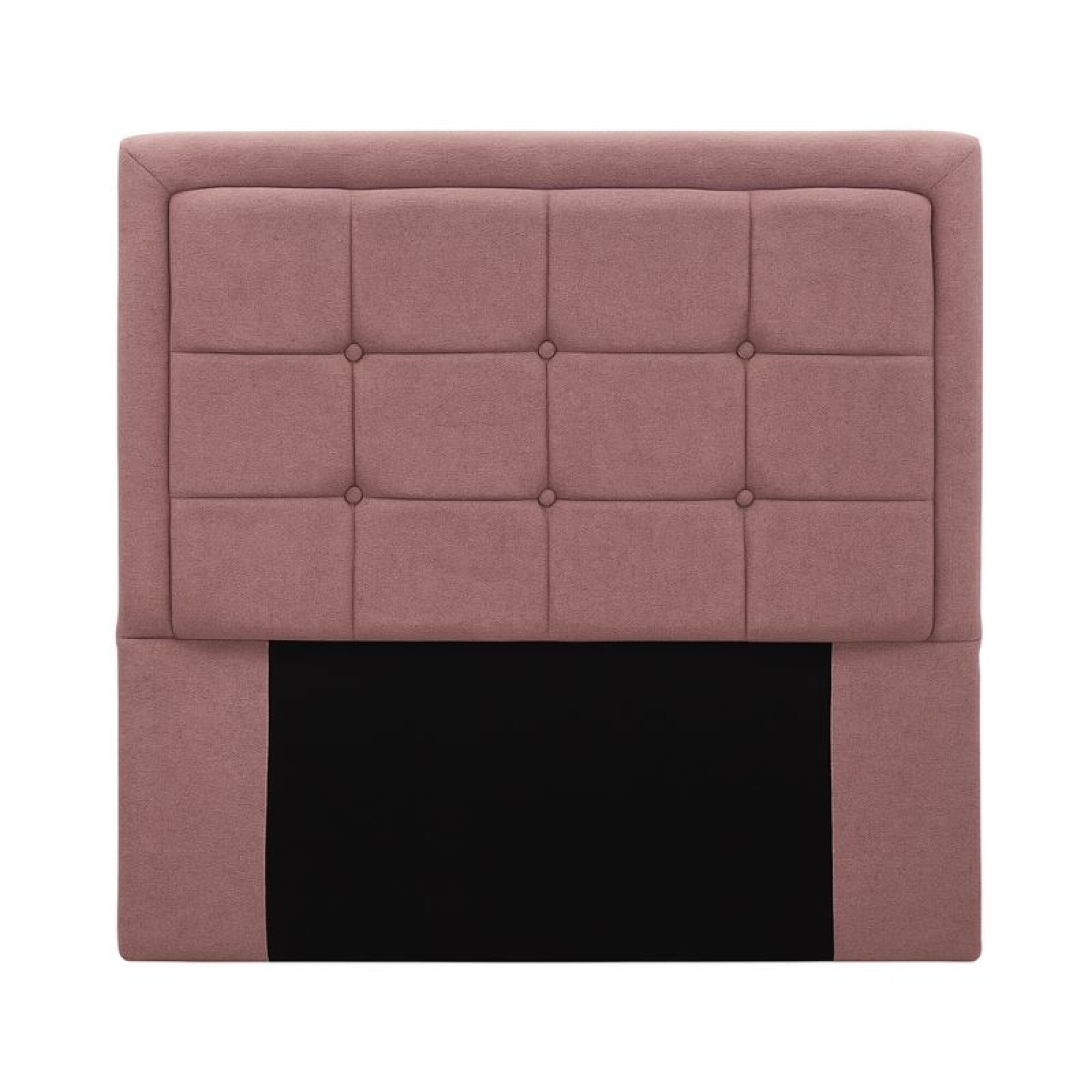 RESPALDO VENEZA 1 PLAZA PARA SOMMIER 98 CM - LISO ROSE — Barraca 5 Esquinas