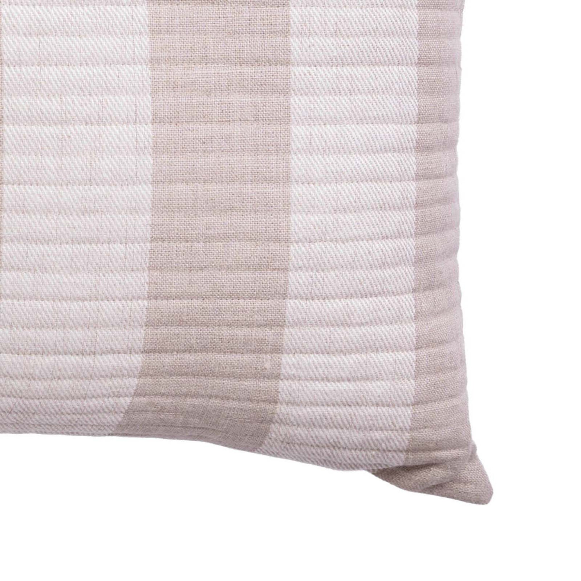 Almohadón Cassis Lino-y-algodon 40*60, Rayas — Divino