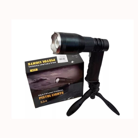 Foco de Mano Safari Estilo Pistola con Tripode y Luz Verde - Negro ...