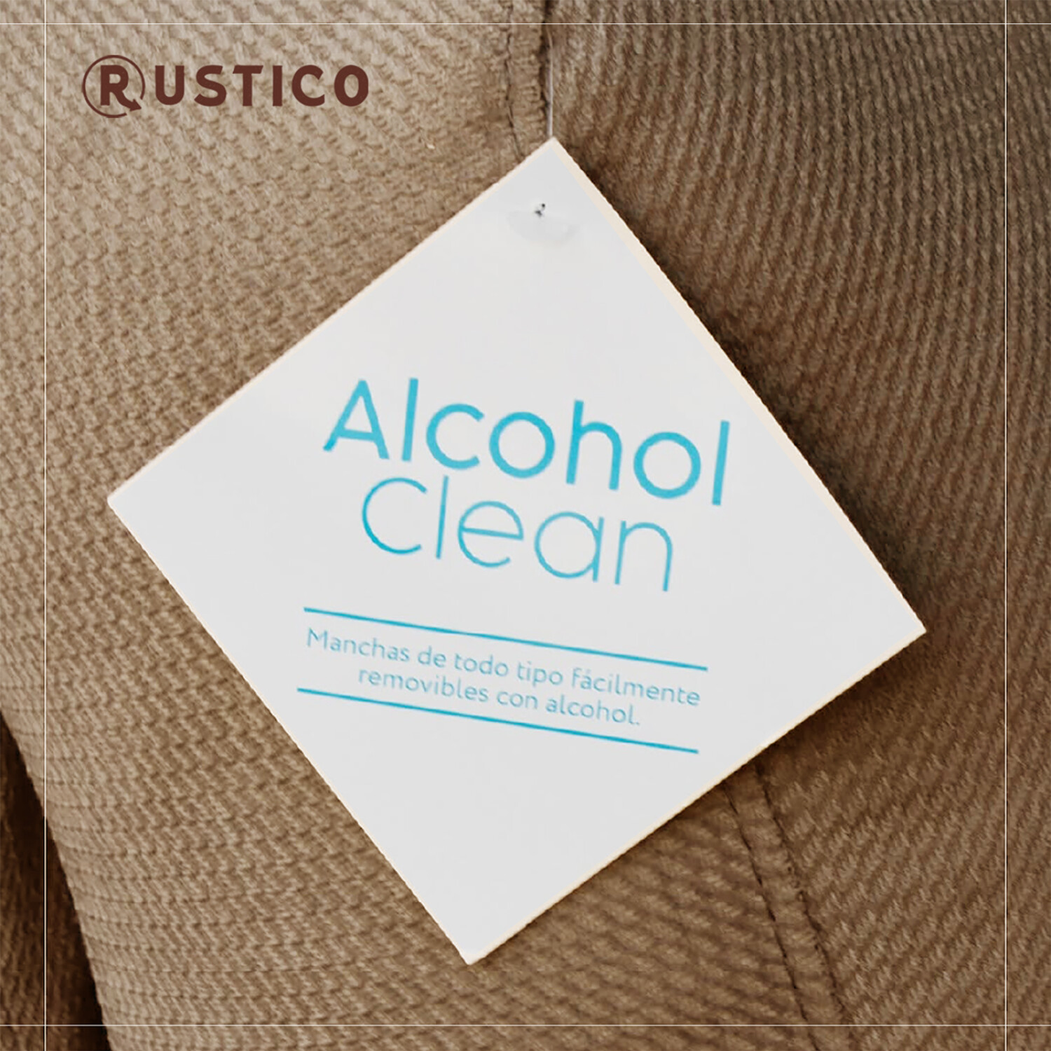 Sillón 2 Cuerpos Montana - Alcohol clean - Arena — Rustico Hogar